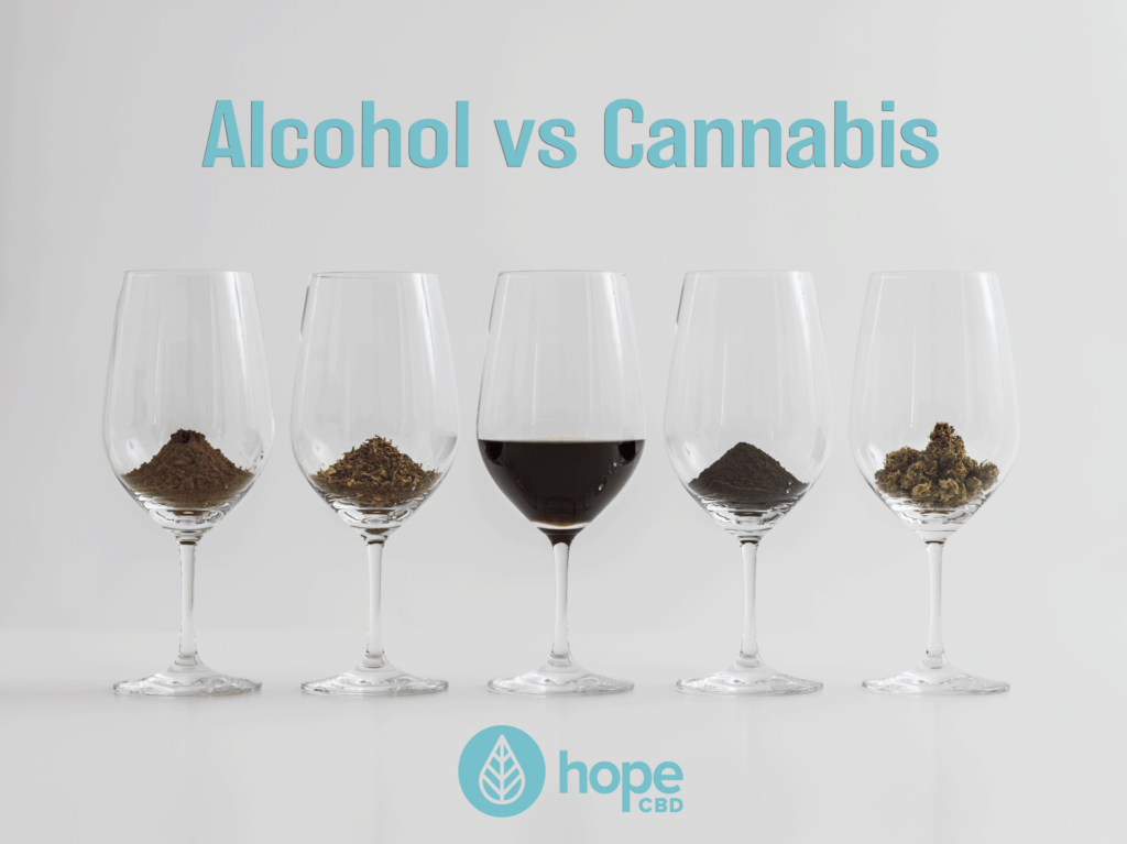 Alcohol vs Cannabis - HopeCBD
